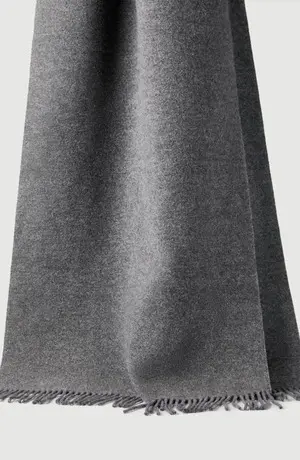 Brunello Cucinelli Hooded Wool And Cashmere Knit Scarf - Medium Grey