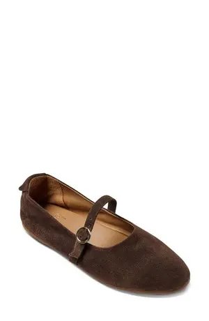 Beek Snipe Mary Jane Flat - Coffee