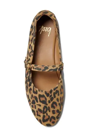 Beek Snipe Mary Jane Flat - Leopard