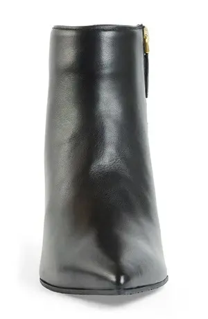 Bruno Magli Fiama Pointed Toe Bootie - Black Leather