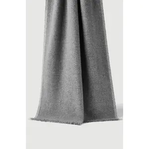 Brunello Cucinelli Cashmere Diagonal Scarf Medium Grey