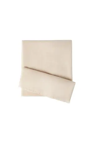 Brunello Cucinelli Cashmere Diagonal Scarf - Sand