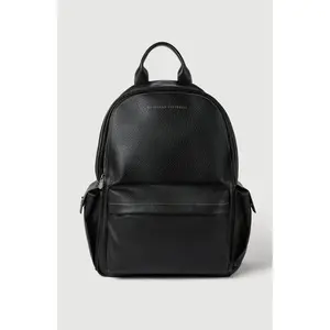 Brunello Cucinelli Grained Calfskin Travel Backpack - Black