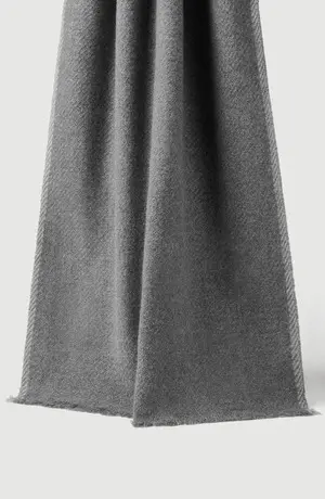 Brunello Cucinelli Cashmere Scarf Medium Grey
