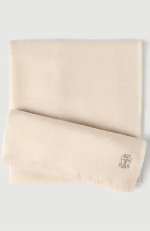 Brunello Cucinelli Cashmere Scarf - Sand