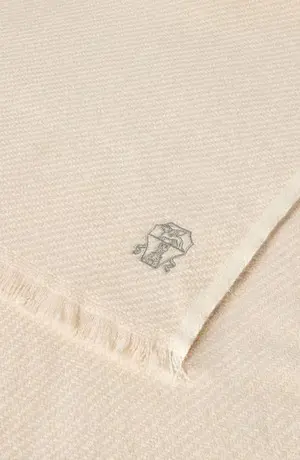 Brunello Cucinelli Cashmere Scarf - Sand