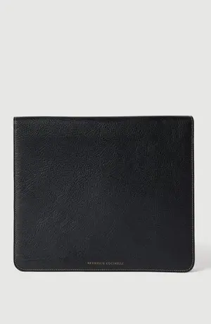 Brunello Cucinelli Grained Calfskin Document Holder