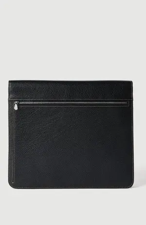 Brunello Cucinelli Grained Calfskin Document Holder