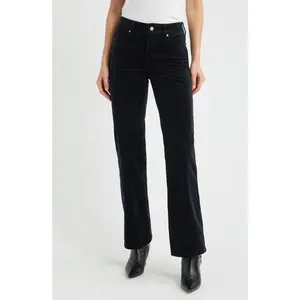 NYDJ Brooklyn Bootcut Corduroy Pants - Black