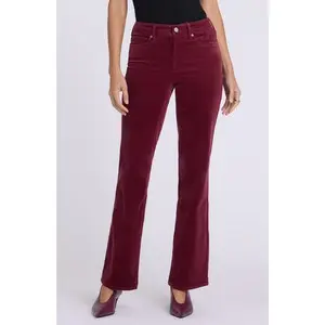 NYDJ Brooklyn Bootcut Corduroy Pants - Sienna Red