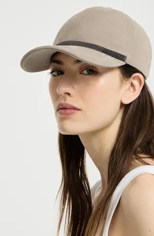 Brunello Cucinelli Suede Baseball Cap