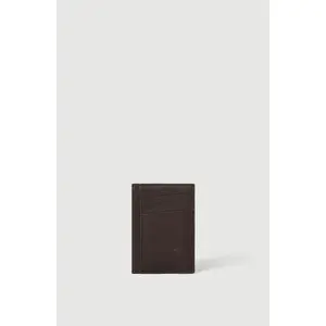 Brunello Cucinelli Smooth Calfskin Card Holder - Brown
