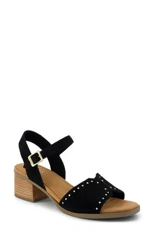 Toms Eloise Block Heel Sandal - Black