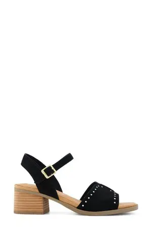 Toms Eloise Block Heel Sandal - Black