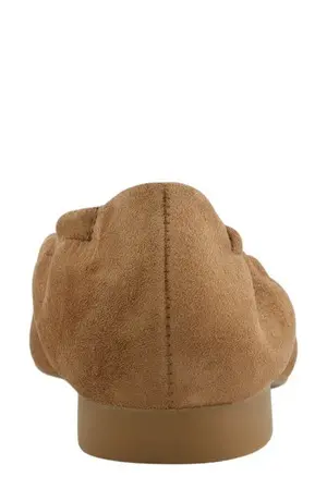 Paul Green Elly Pointed Toe Flat - Nut Suede