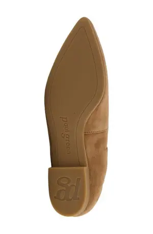Paul Green Elly Pointed Toe Flat - Nut Suede
