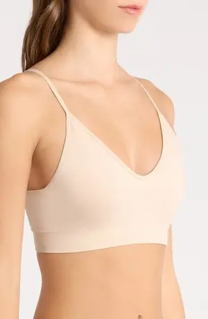 Nordstrom Seamless Bralette - Beige Smoke