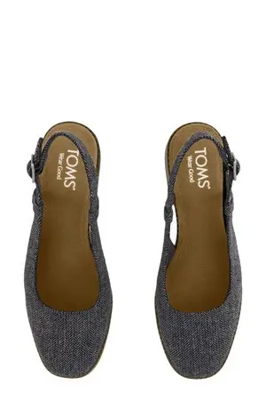 Toms Jaclyn Slingback Sandal - Charcoal