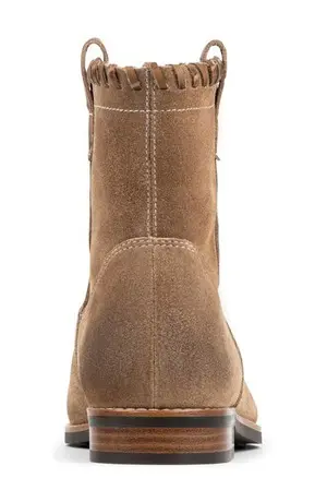 DONALD PLINER Karter Whipstitch Western Bootie - Saddle
