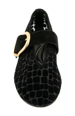 KENNETH COLE Tamarra Mary Jane Flat - Black Mesh