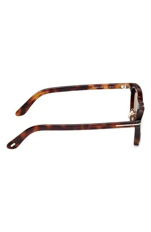 TOM FORD Rectangular Sunglasses - Blonde Havana/brown