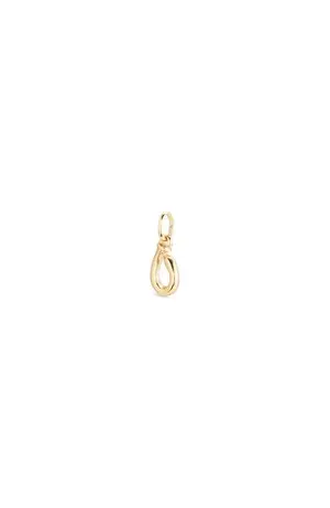 UNODE50 18k -plated Letter O Charm
