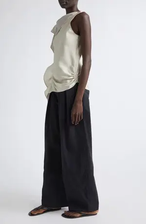 KALLMEYER Elif Two Tone Viscose & Silk Top