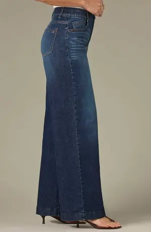 Wit & Wisdom Sam High Waist Wide Leg Jeans