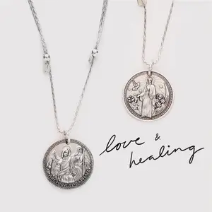 &LIVY Better Together Mary/raphael Expandable Necklace - Silver