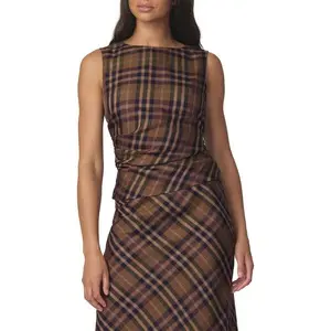Joe's Jeans The Meg Ruched Sleeveless Top