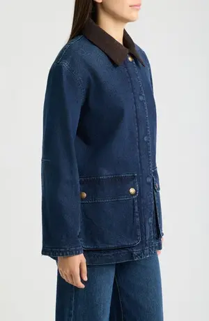 Pendleton Cascades Denim Barn Coat