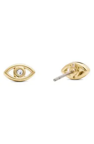 Kate Spade New York You're A Gem Evil Eye Stud Earrings - Gold