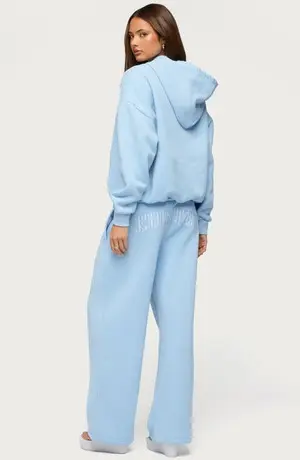 EDIKTED Core Stripe Oversize Hoodie