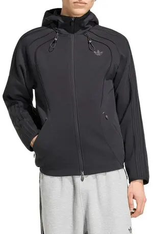 Adidas Full Zip Hoodie - Black