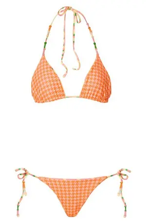 MAAJI Blush Tide Sunflash Reversible Side Tie Bikini Bottoms