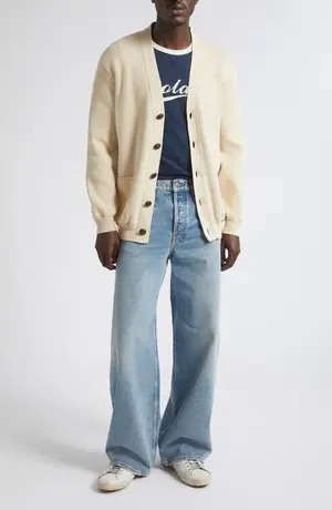 GOLDEN GOOSE Journey Parker Wide Leg Jeans