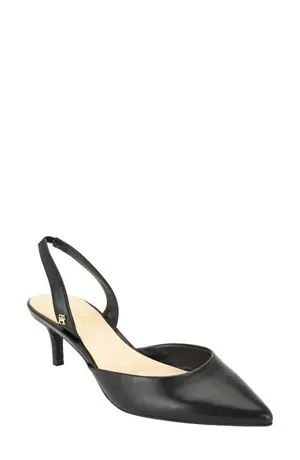 Tommy Hilfiger Tanna Slingback Pumps - Black