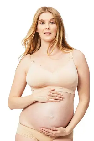 CAKE MATERNITY Popping Candy Fuller Bust Wire-free Nursing Bra - Beige