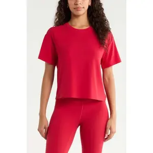 Zella Breathe Performance T-shirt - Red Jester