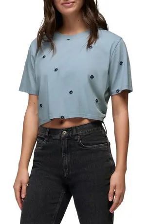 Prana Daisy Embroidered Crop Top