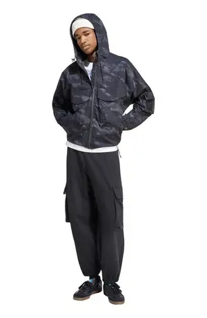 Adidas Camo Hooded Windbreaker
