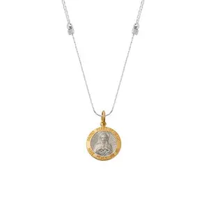 &LIVY Jesus Sacred Heart Expandable Necklace - Silver