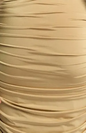 LBLC THE LABEL Ricky Rouched Midi Skirt