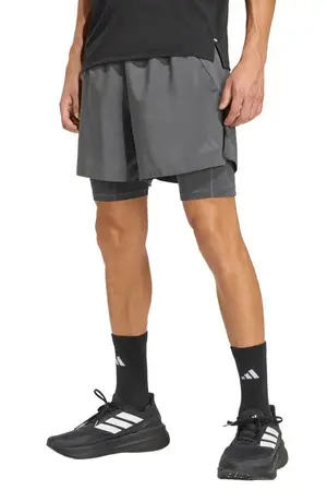 Adidas Adi365 2-in-1 Performance Shorts - Grey