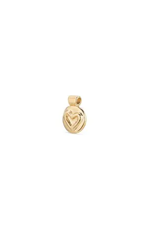 UNODE50 18k -plated Heart Charm