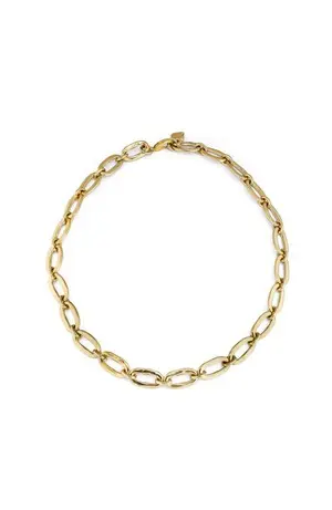 UNODE50 18k -plated Link Necklace