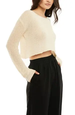 LBLC THE LABEL Sawyer Lightweight Sweater - Ivory