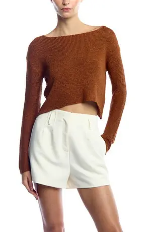 LBLC THE LABEL Sawyer Lightweight Sweater - Terracotta
