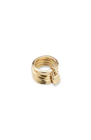 UNODE50 18k -plated Multi-ring