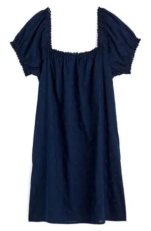 Madewell The Chateau Minidress Deep Indigo